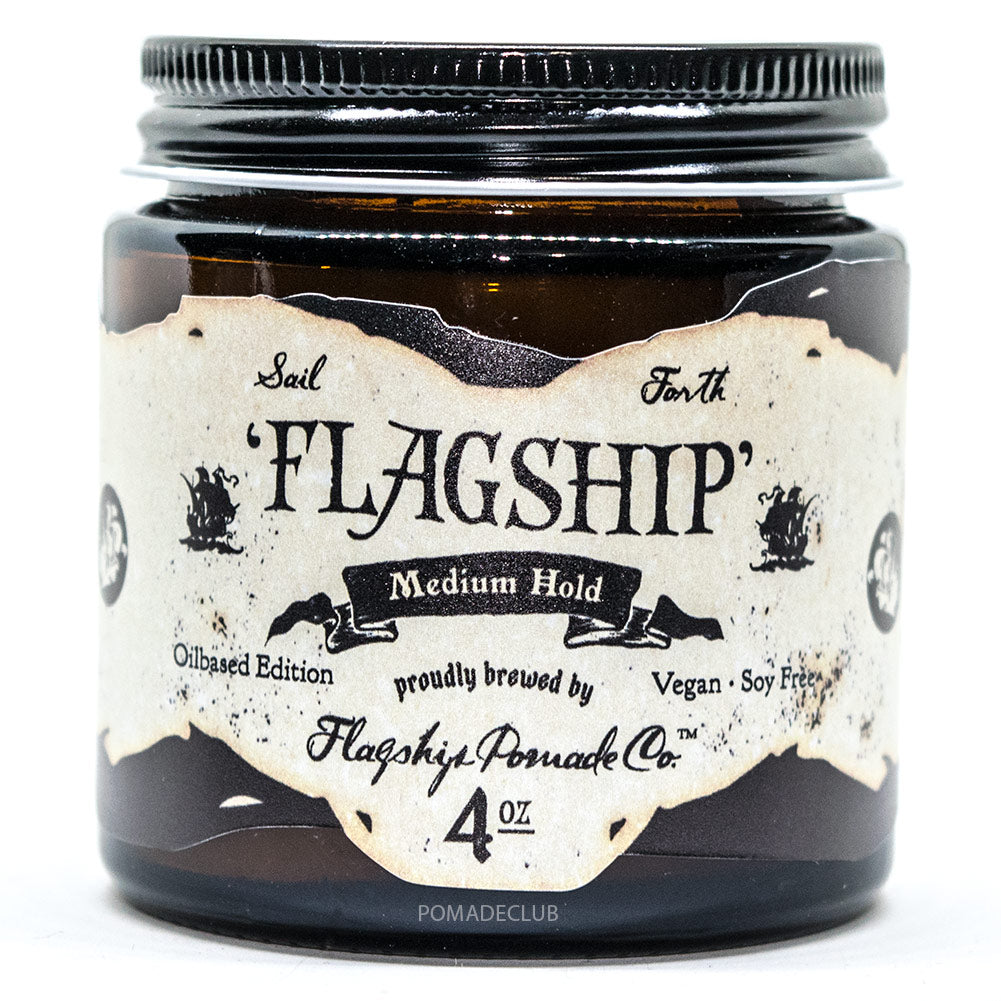 Flagship Pomade Co. Oil Based Vegan Pomade 4oz – Pomade Club